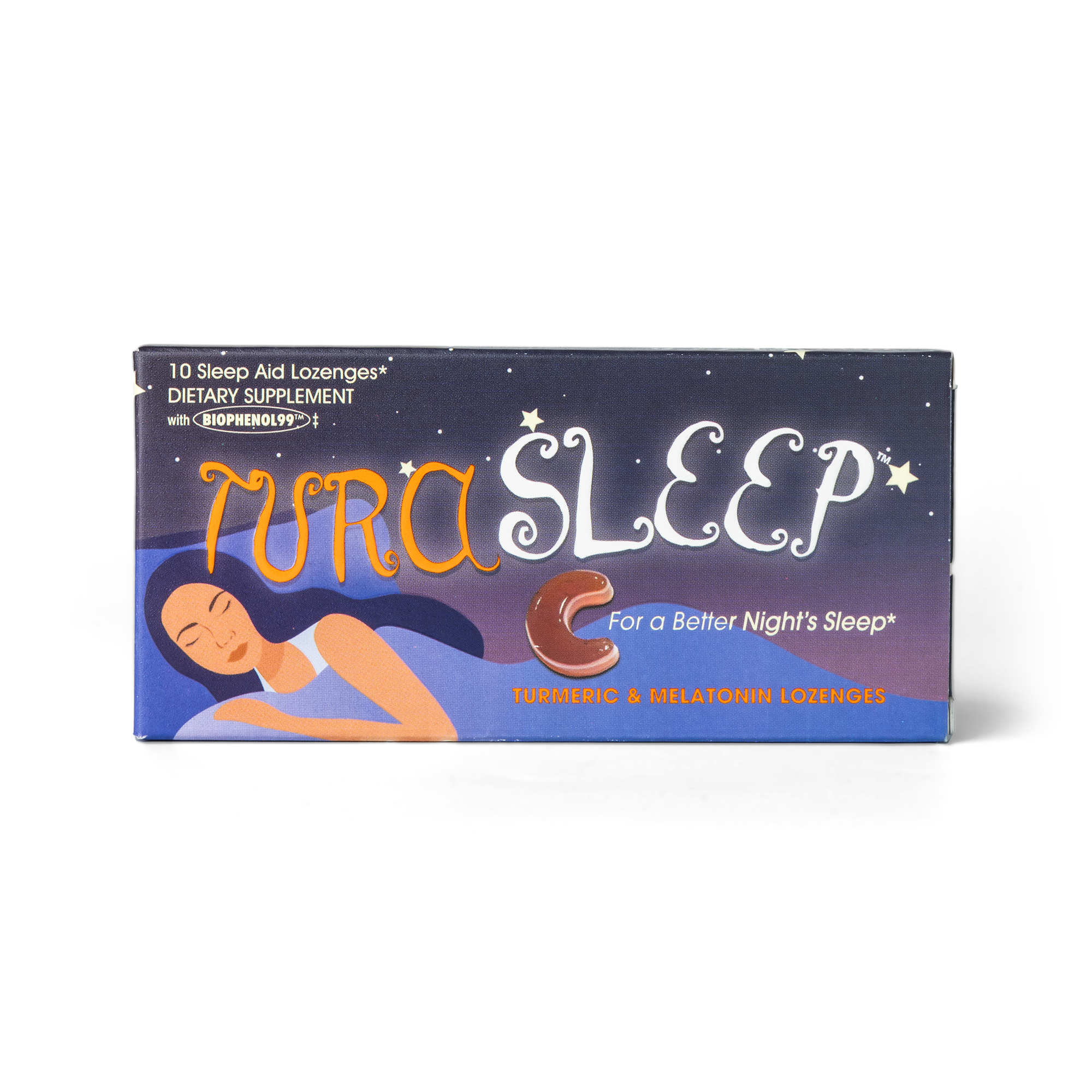 TuraSleep Lozenges Single Strip Box – Turmeric Innovations